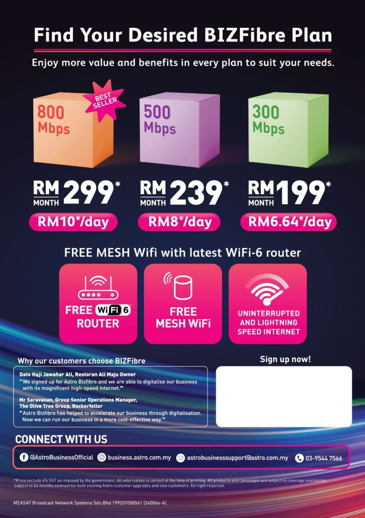 Astro Biz Plan 2022 | Astro Business Package | World Cup Pass